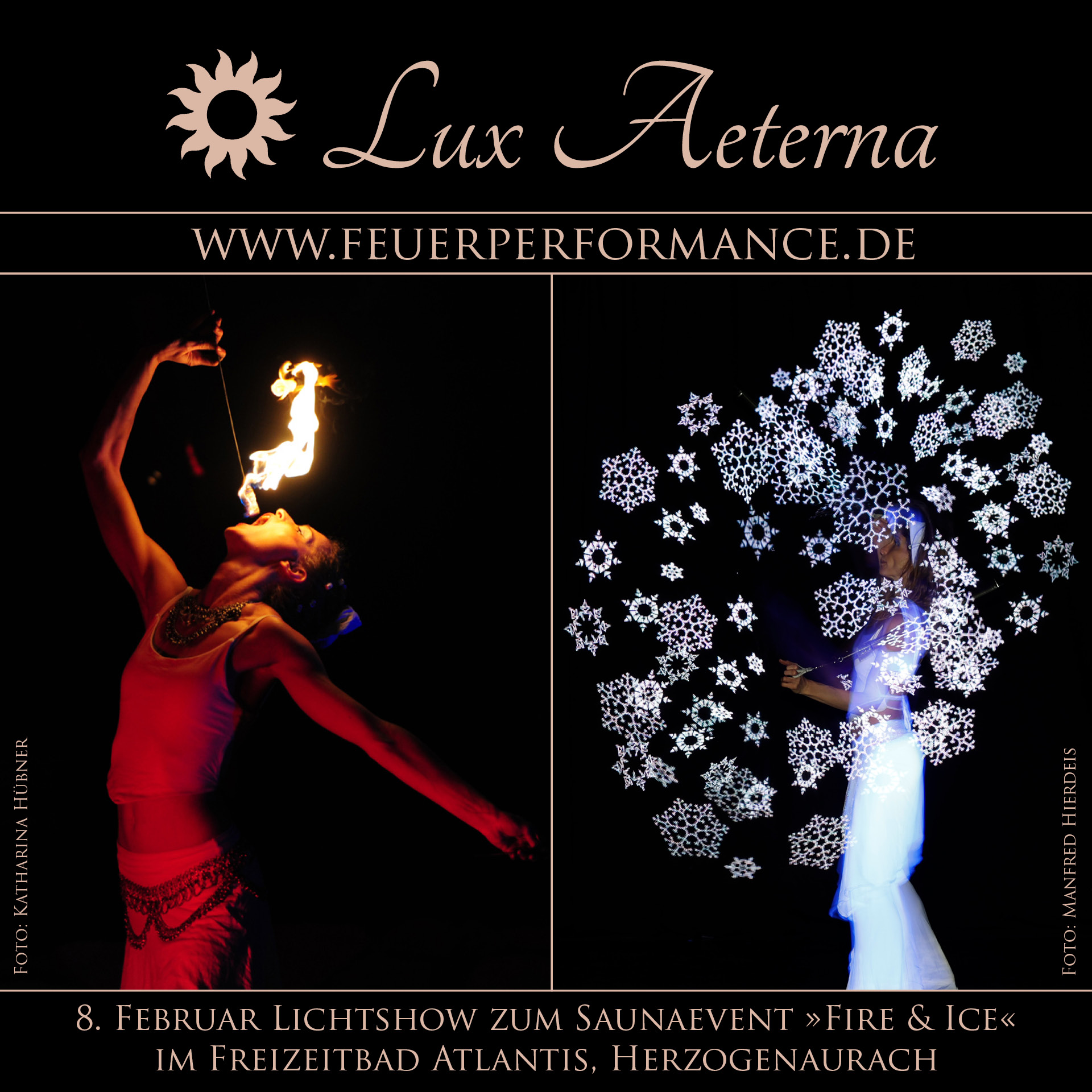 LED Show Fire & Ice - Feuerperformance Lux Aeterna